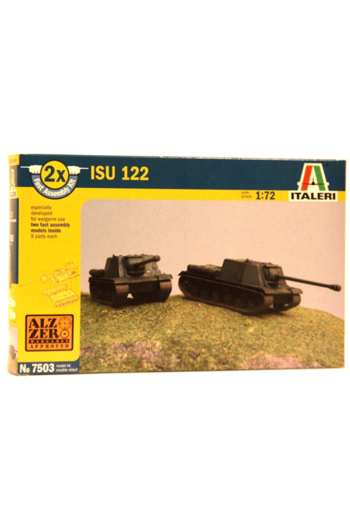 Italeri Su-122 (2 Fast Assembly Models) 1:72 | Yilgen Yayıncılık
